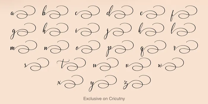 Calligraphy Font is free - Cricut and Silhouette friendly