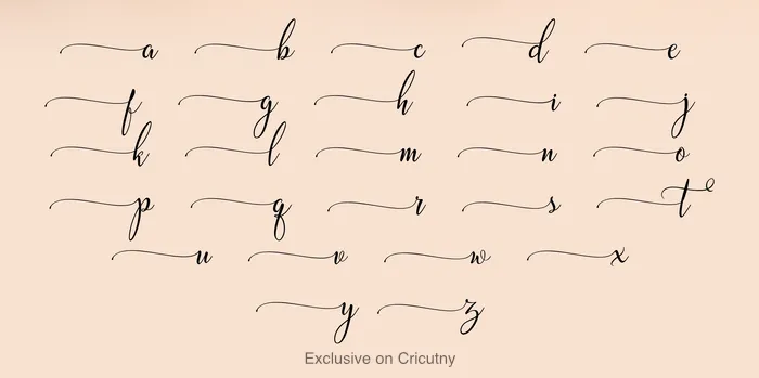 Calligraphy Font is free - Cricut and Silhouette friendly